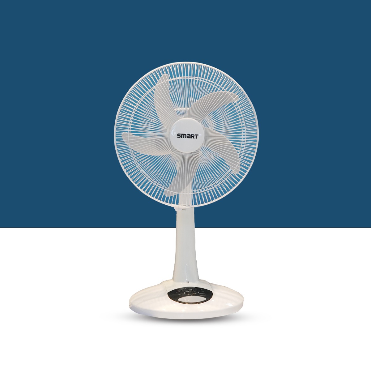 SMART SEH-RS86 16” Rechargeable Table Fan with LED Charging – AC/DC ...